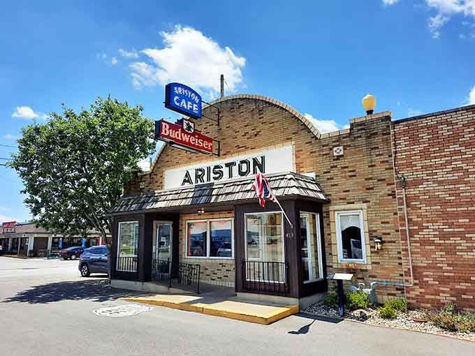 That distinctive arched facade has been welcoming hungry travelers since before your grandparents' first road trip adventure.