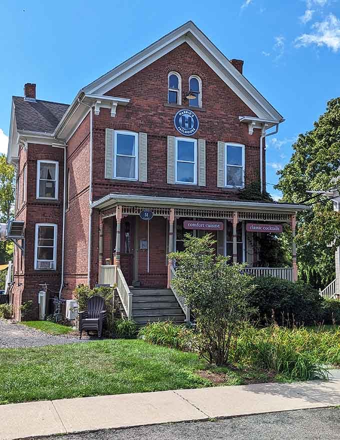 Victorian brick beauty meets comfort cuisine where former inmates once resided and hungry diners now happily gather.