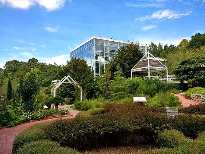 Those brick pathways and manicured beds prove that some gardens are just showing off, and we're here for it.