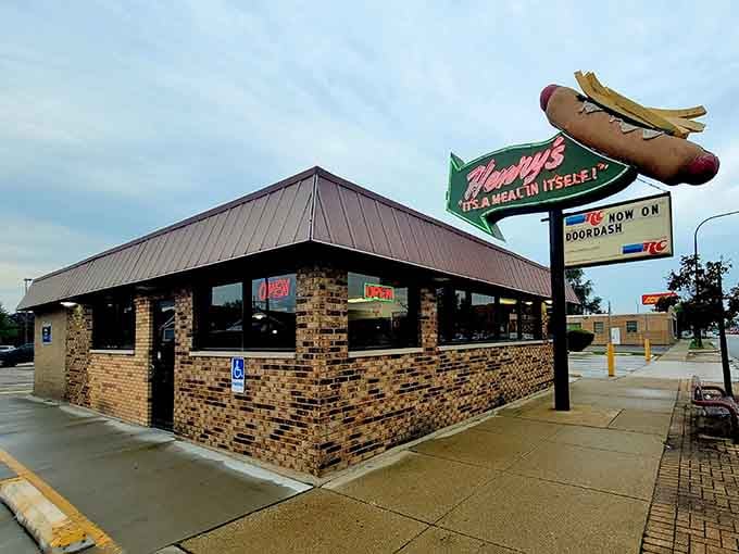 Classic brick construction meets Route 66 charm at this roadside treasure that's fed generations of smart eaters.