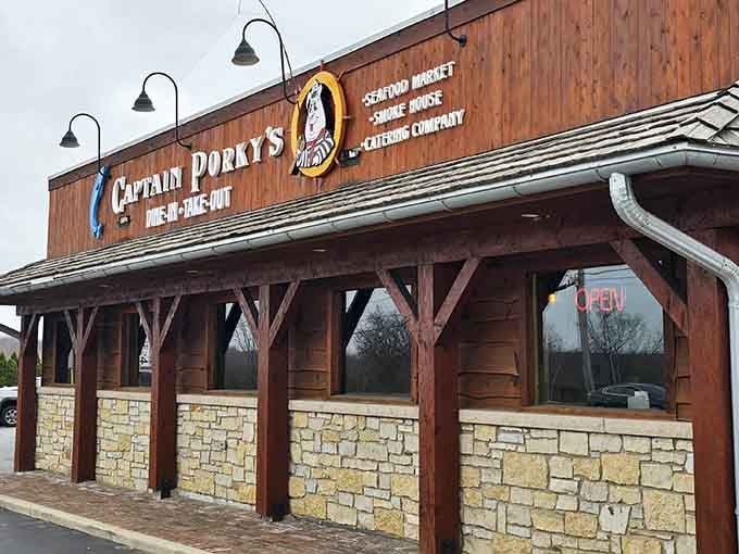 That rustic wooden exterior isn't just for show; it's your first hint that something special awaits inside.