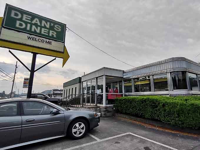 That vintage sign isn&rsquo;t just marking the diner, it&rsquo;s guiding you to breakfast heaven.