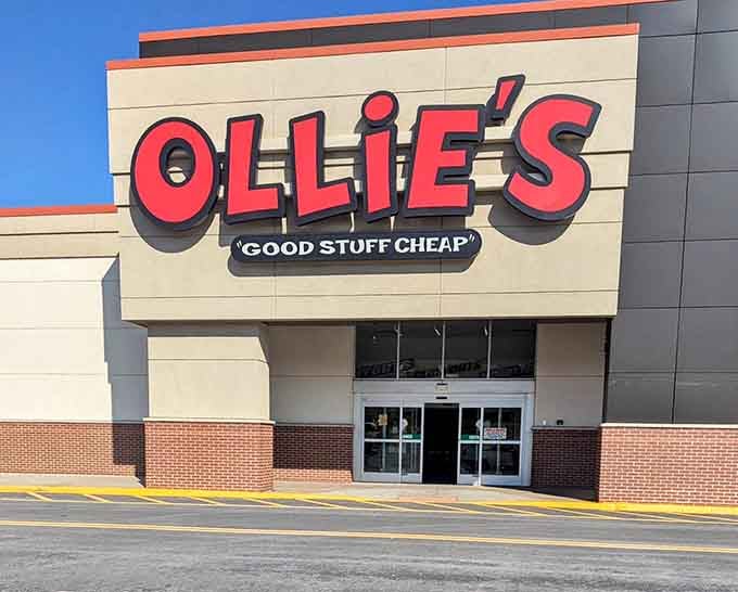 That bold red sign isn't just advertising; it's practically a beacon calling all smart shoppers home.