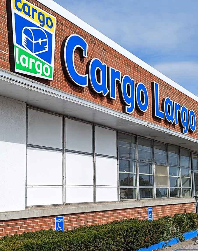 That bright blue sign isn't just decoration, it's a beacon calling bargain hunters to their happy place in Independence.