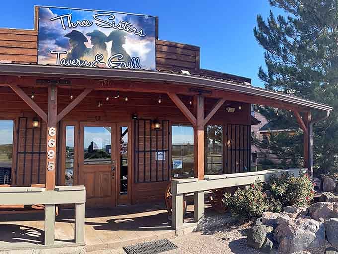 That rustic wooden facade isn't trying to impress anyone, which is exactly why it impresses everyone.