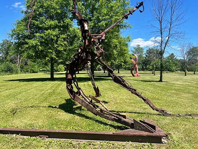 The Anderson Center Sculpture Garden welcomes you to acres of artistic wonder in Red Wing, Minnesota.