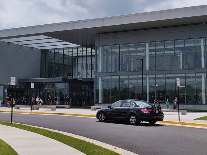 The modern glass facade hides an adventure wonderland that's redefining what indoor fun looks like in Springfield.