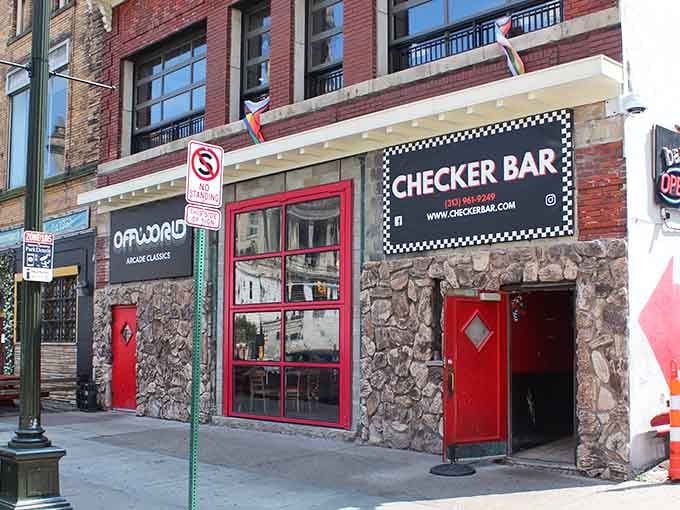 That checkered flag signage isn't just decoration; it's a finish line for your workday stress and responsibilities.