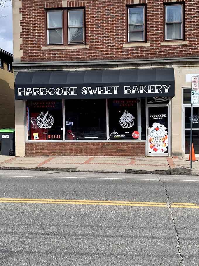 That storefront doesn't whisper its presence, it announces itself with the confidence of a rock band taking the stage.