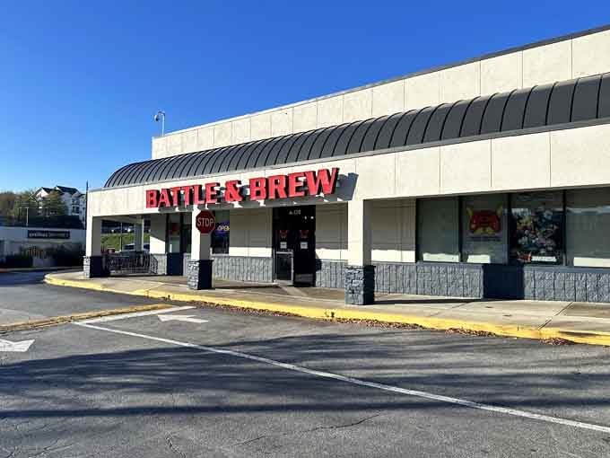 From the outside, Battle and Brew looks unassuming, but inside awaits your new favorite obsession.