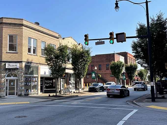 Downtown Gaffney rolls out brick-lined streets and locally owned shops where parking doesn't require a smartphone app.