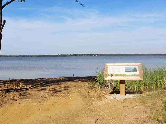 Clear waters and sandy shores prove you don't need an ocean for a perfect beach day.