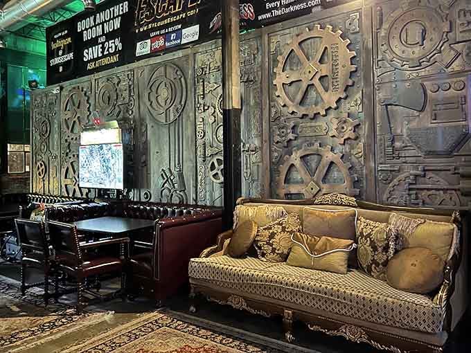 That lobby couch has seen more plot twists than a season finale cliffhanger.
