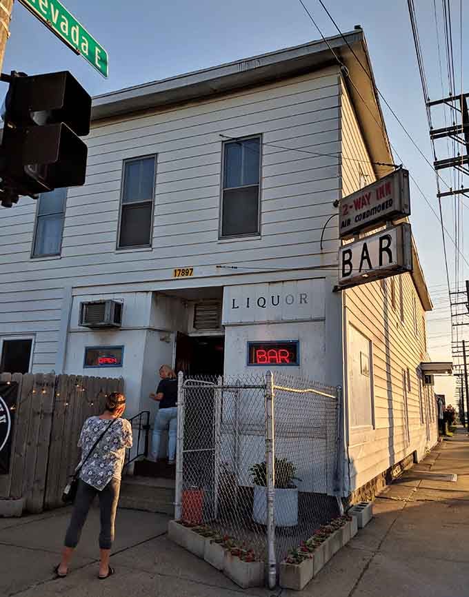 That unassuming white exterior has been welcoming thirsty Detroiters since Ulysses S. Grant was president.