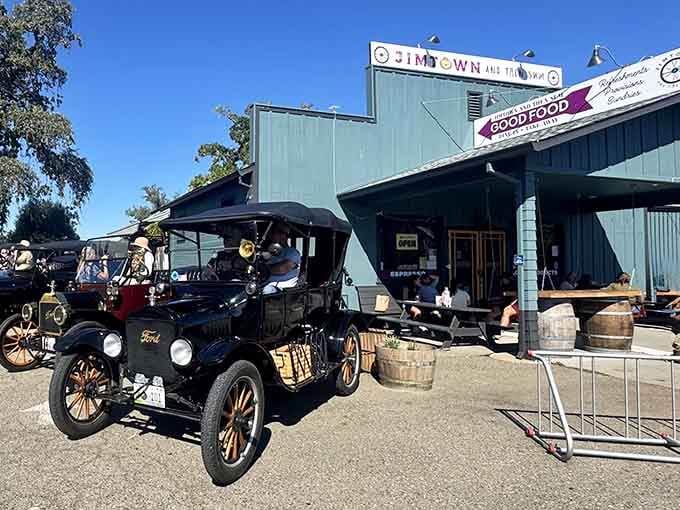 When vintage Ford meets historic general store, you know you've found California's most charming lunch spot in Alexander Valley.