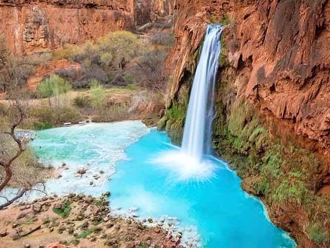 That turquoise water isn't a filter trick, it's Mother Nature showing off her best work.