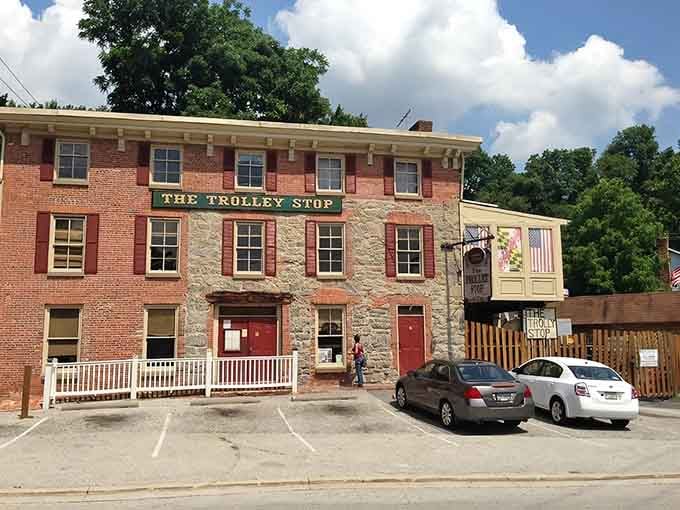 That historic brick facade isn't just for show, it's your first clue that something special awaits inside.