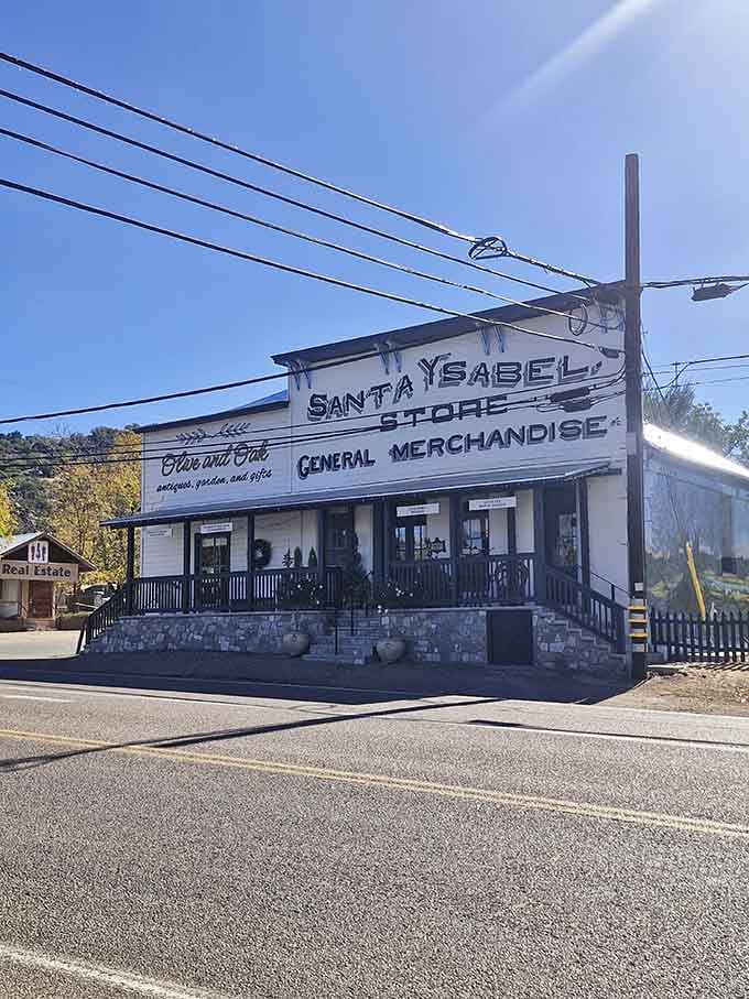 That classic Western storefront isn't just for show, it's your gateway to serious treasure hunting territory.