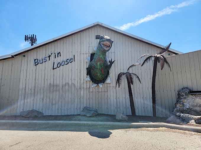 When a T-Rex bursts through your building, you don't fix the wall, you add palm trees and call it art, because that's just good business sense.