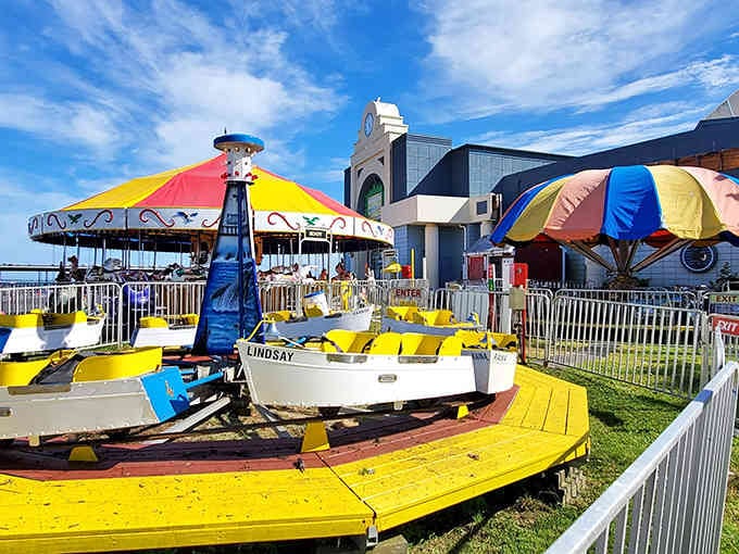 Those colorful rides aren't just for kids, they're for anyone who remembers when summer meant pure, uncomplicated joy.