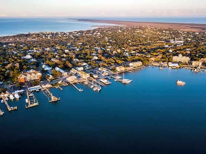 Aerial views like this make you wonder why you've been wasting time anywhere else, honestly.