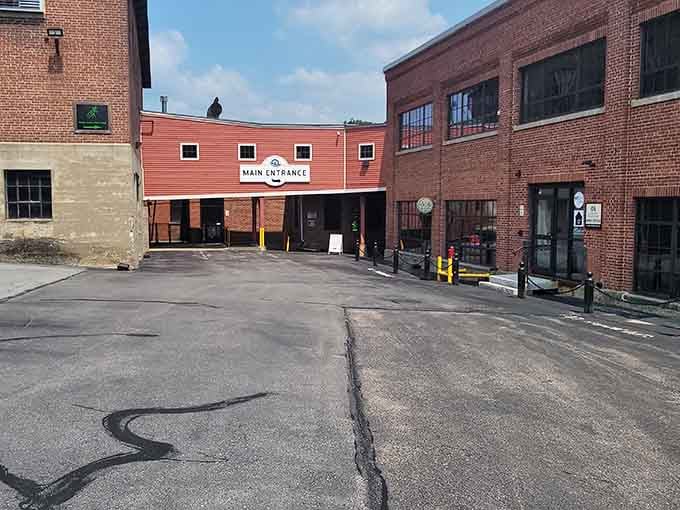 The industrial charm of this mill complex hides one of Fitchburg's best-kept secrets behind those brick walls.