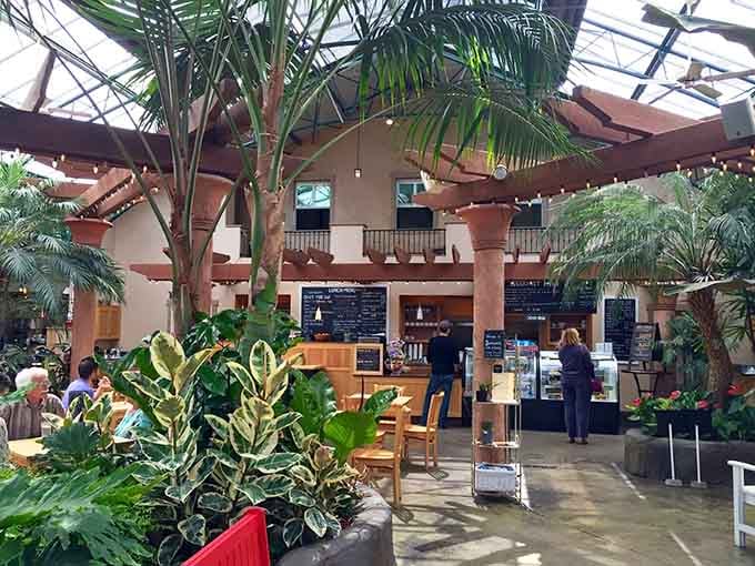 Walking into this greenhouse caf&eacute; feels like stumbling into a secret garden that serves exceptional coffee and breakfast.