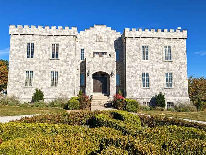 Those battlements against that blue sky prove Indiana doesn't need a passport for medieval magic.