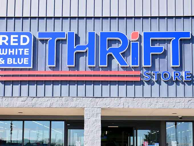 That patriotic signage isn't just for show; it's your beacon to bargain paradise in Arvada.