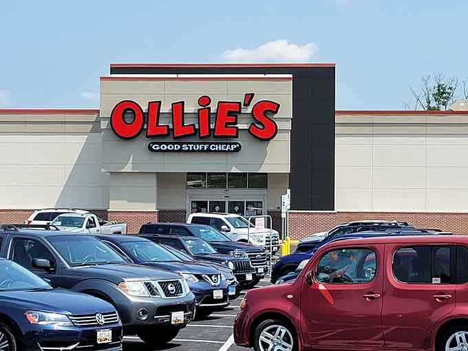 When the parking lot looks like this, you know the deals inside are absolutely worth the trip.