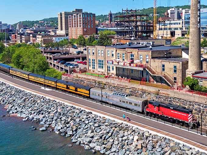 Where Lake Superior meets vintage rail magic, this waterfront journey proves the best views come with a side of nostalgia.