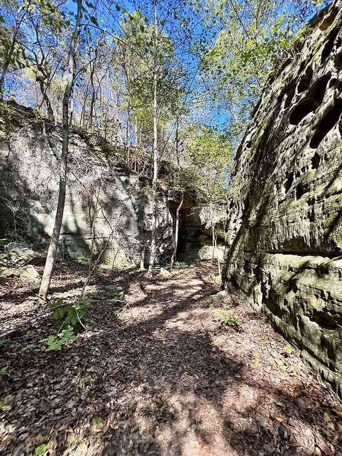 Nature's hallway beckons with towering sandstone walls that make you feel wonderfully small in the best way.