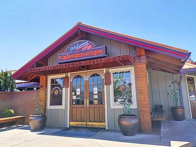 That rainbow-bright exterior isn't just decoration, it's a promise of the psychedelic adventure waiting inside.