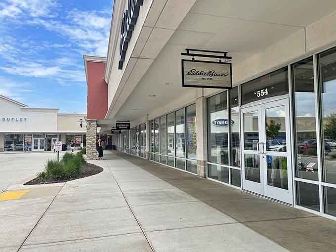 Eddie Bauer beckons with outdoor gear that makes you look adventurous even if your biggest expedition is the couch.