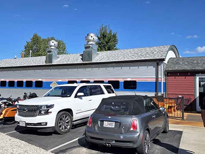 That classic diner exterior isn't just for show; it's a promise of the good times waiting inside.