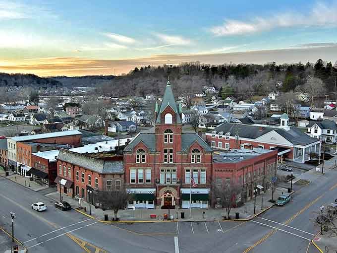 That clock tower isn't just keeping time, it's been watching over McConnelsville's stories for generations.