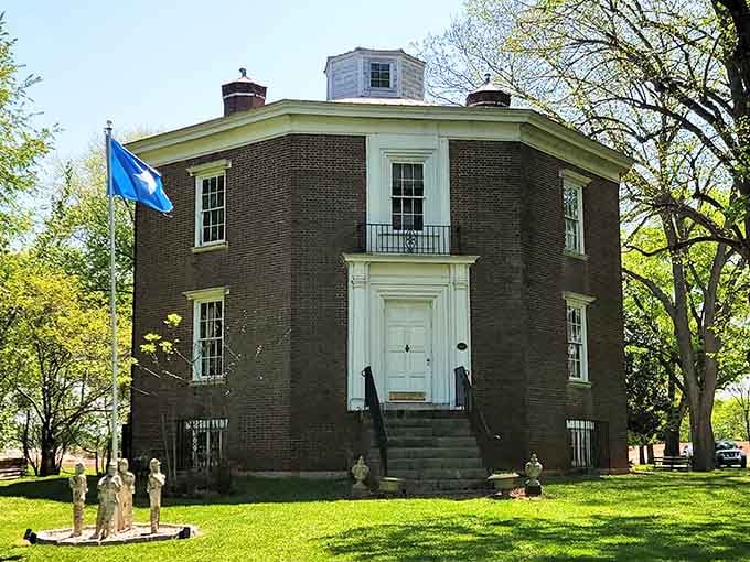 Eight sides of pure architectural rebellion standing proud against Kentucky's rolling landscape since the antebellum era.