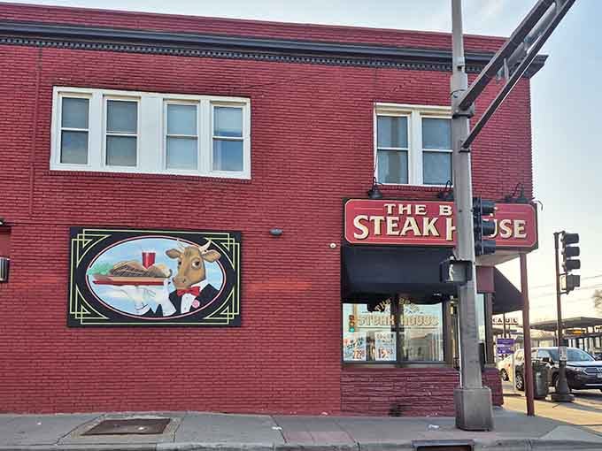 When a restaurant puts its name this boldly, you know they're confident about what's on the plate.