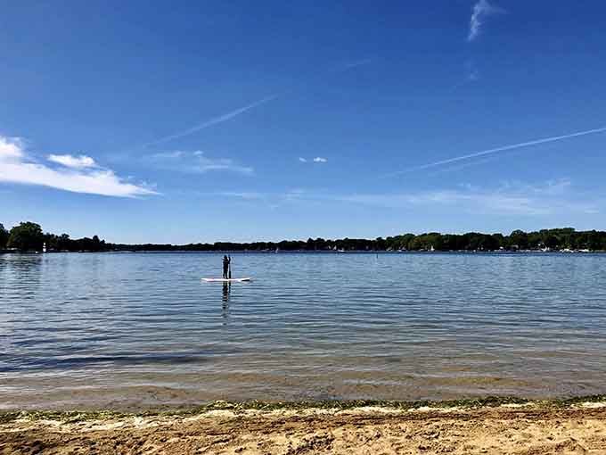 This lakeside retreat delivers vacation vibes without the airport security lines or luggage fees to match.