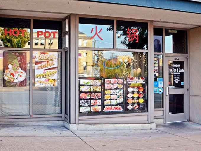 That storefront isn't much to look at, but behind those windows lies your new sushi obsession.