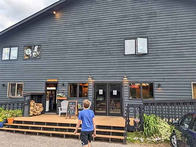 That modern North Woods exterior isn't just for show; it's your first hint that something special awaits inside.