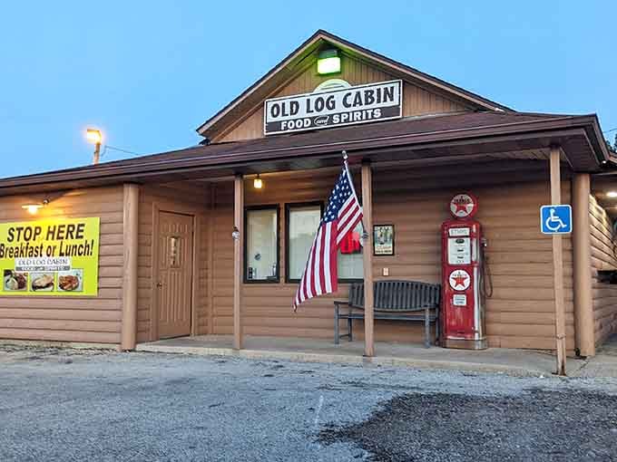 That vintage gas pump isn't just decoration, it's your first clue that something special awaits inside.