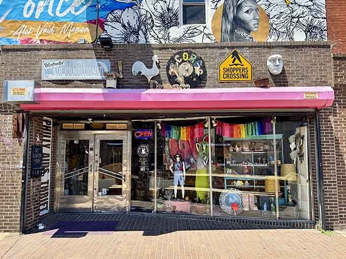 That eye-catching mural isn't just decoration—it's a bold, beautiful statement of pride and purpose that welcomes everyone.