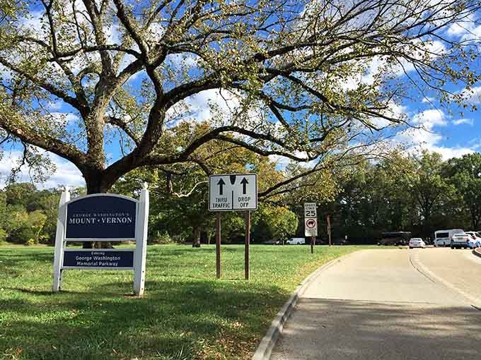 That sign means you're about to drive through a beautiful parkland, not just another highway.