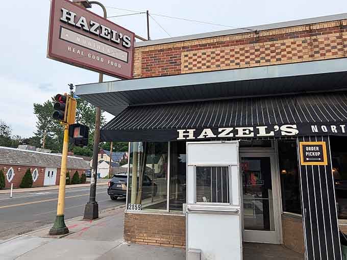 That classic sign and charming storefront promise something special, and trust me, it delivers beyond your wildest breakfast dreams.