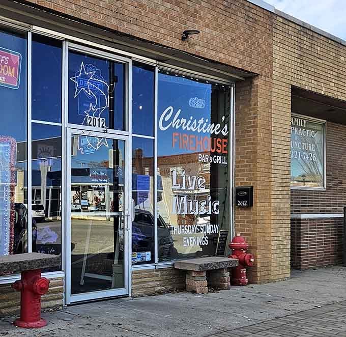 Those fire hydrants aren't just decorative, they're promising you'll need emergency assistance finishing your meal.