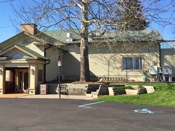 This unassuming exterior hides some of the best steaks you'll find anywhere in Michigan's heartland.