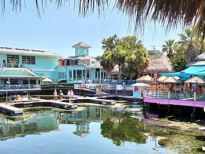 Paradise found on Lake Austin, where thatched roofs and turquoise waters make you forget you're in Texas.