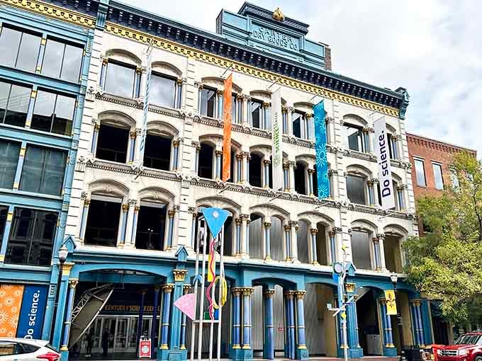 That colorful facade isn't just for show&mdash;it's your first hint that boring science class is officially over.