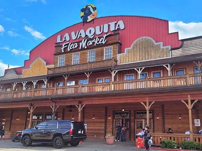 That Western-style facade isn't just for show&mdash;it's your gateway to one of Georgia's most entertaining shopping adventures.